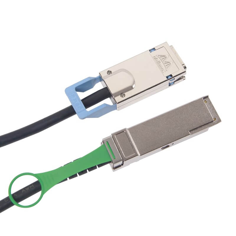 QSFP to CX4 DDR Cable 0.5M, Passive | QSFP CX4 | hybrid cable - HiFiber.com